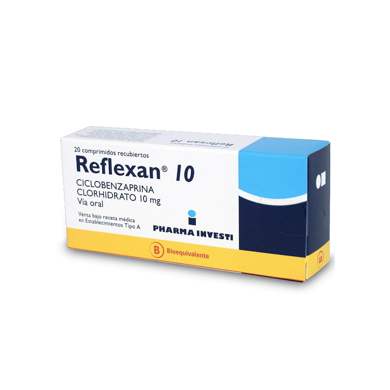 REFLEXAN 10mg Comp. Ranurados x 20