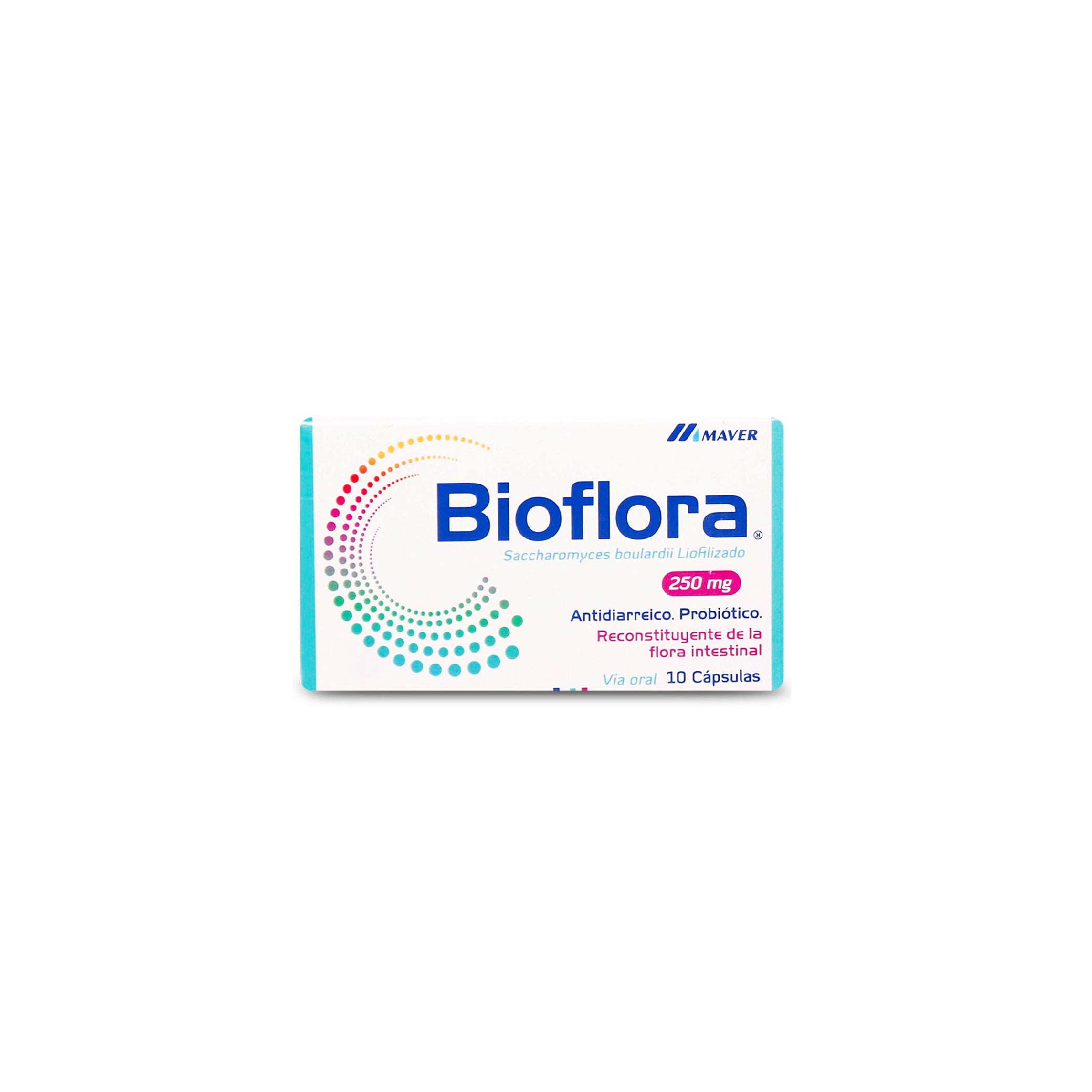 BIOFLORA 250 mg Caps. X 10