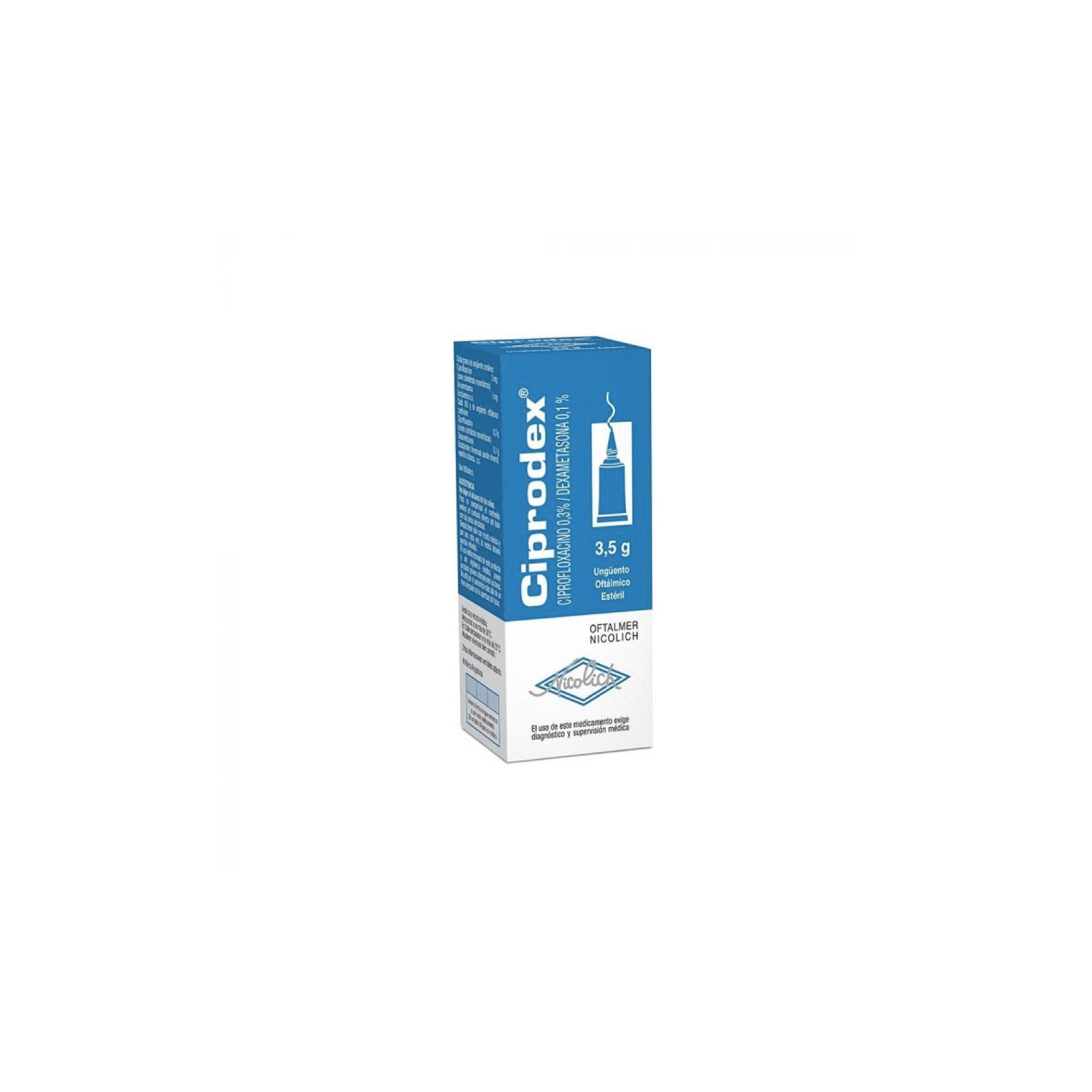 CIPRODEX UNGÜENTO Oft. Pomo Ung. x 3.5g