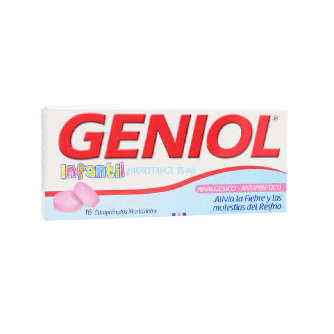 GENIOL INFANTIL 80 MG X 16 COM.
