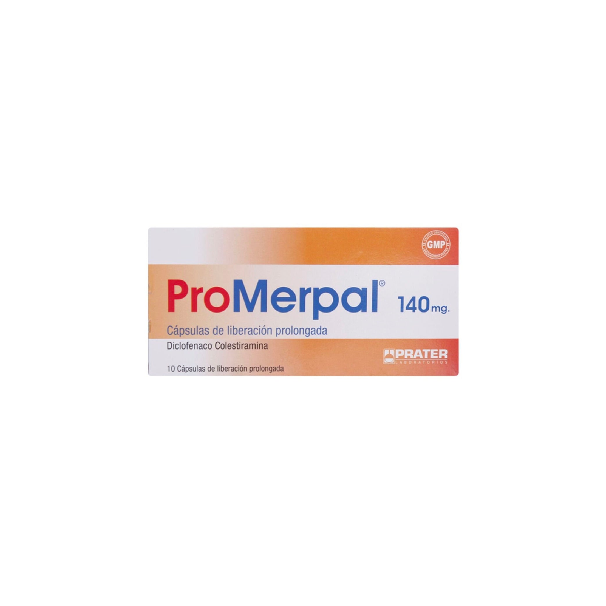 PROMERPAL 140mg Caps. x 10